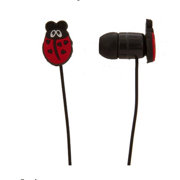 Sakar | Headphones | Sweet Gizmo Lbg00 Aux Ladybug Earbuds | Poshmark